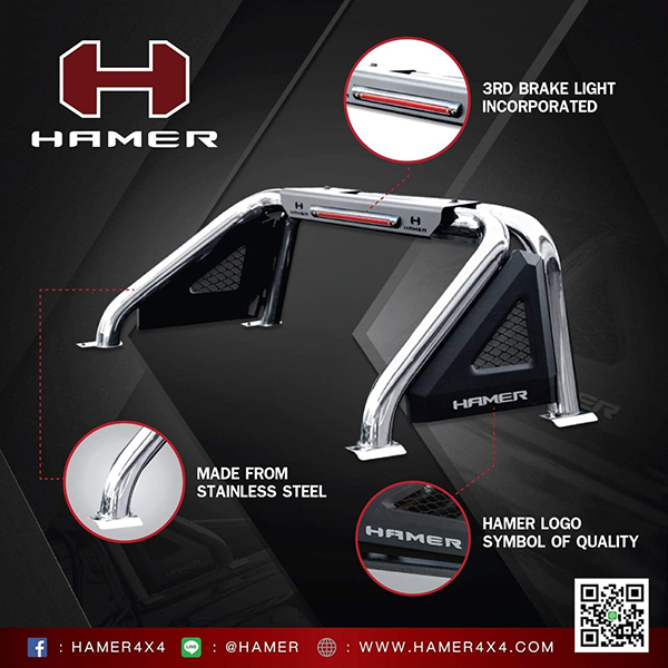 HAMER HYBRID SERIES ROLL BAR – Hashmi Automart